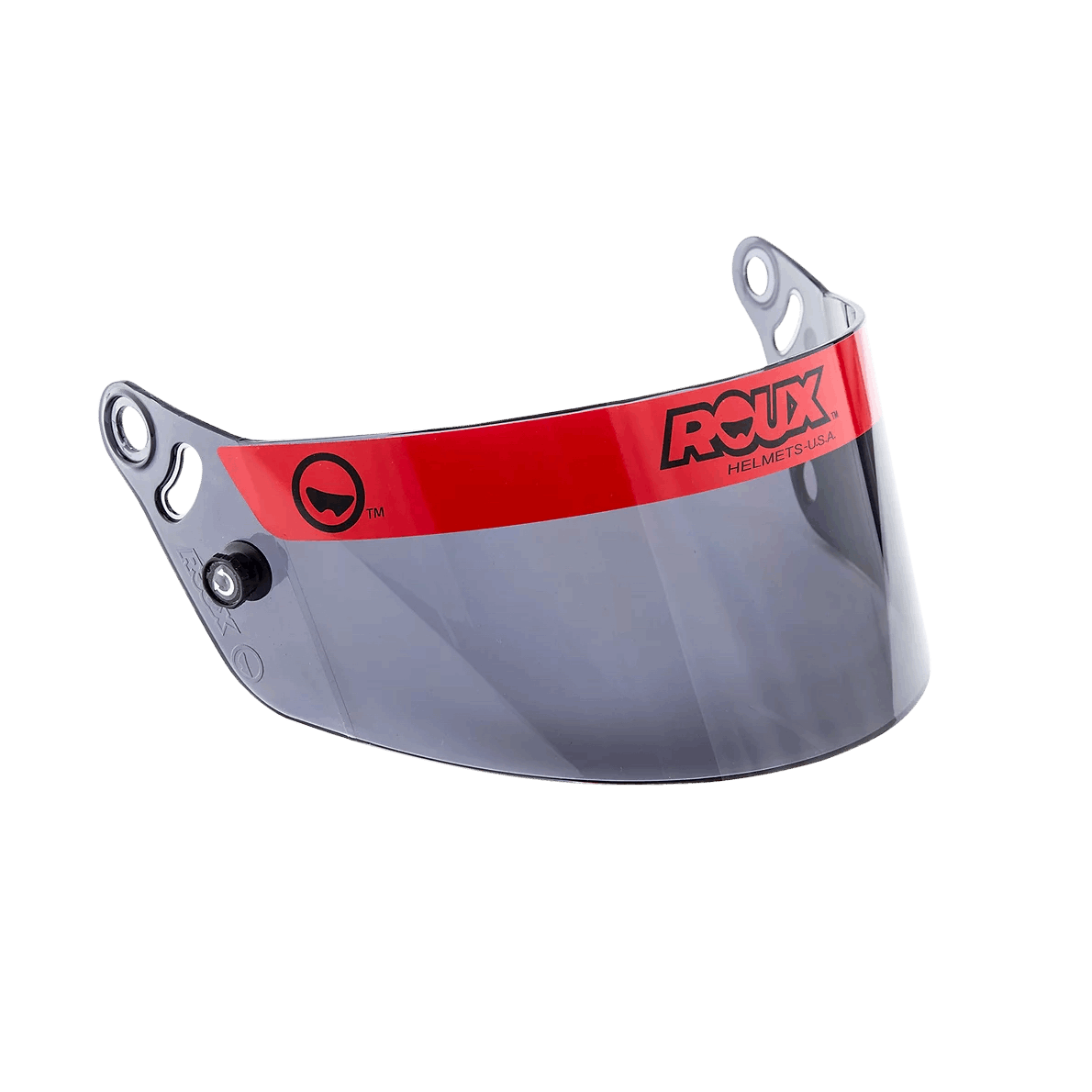 Roux Dark Smoke Tinted Shield – Roux Helmet